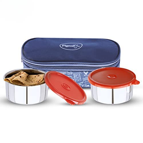 Buy Pigeon Lunch Box Fresh Meal Stainless Steel Insulated Tiffin Box ...