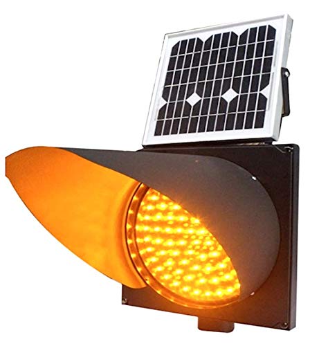 Amazon.com: 12" Amber Solar Powered Flashing Beacon : Tools & Home ...