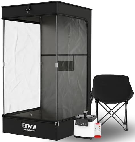 Amazon.com : RelaxCube Portable Steam Sauna Pro 1500W 3L, Sauna Tent ...