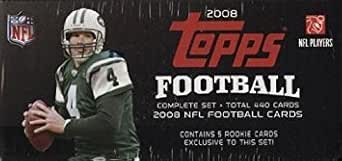 Amazon.com: 2008 Topps Football Card NfL Factory Sealed Set 440 Cards ...