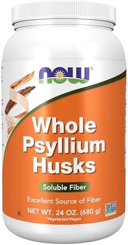 Amazon.com: NOW Foods Supplements, Whole Psyllium Husks, Non-GMO ...