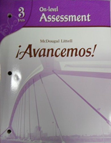 Assessment Program On-Level (Avancemos!, Level 3) (Spanish Edition): ML ...