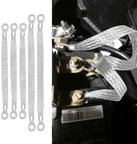 Amazon.com: 5 PCS Automotive Ground Strap Kit, 3PCS 10"×1/2 "and 2PCS ...