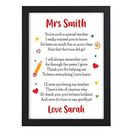 Teacher Thank You Poems From Students