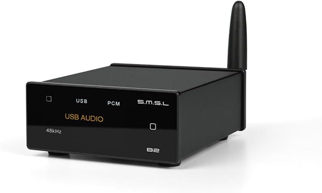 SMSL B2 Bluetooth Receiver with LDAC, CS43131 USB DAC, USB/Bluetooth5.1 ...