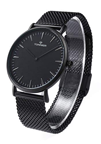 Tonnier Stainless Steel Slim Men Watch -$11.48(56% Off) – Mojosavings.com