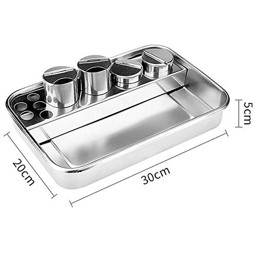 Buy Generic 1 Set Dental Stainless Steel Dental Instruments Storage Box ...