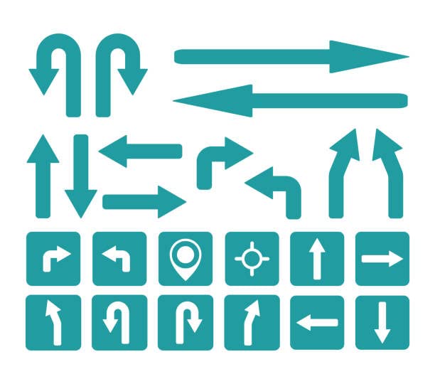 Safety Sign Sticker | All Side Arrow Sign, PVC Waterproof Sticker ...