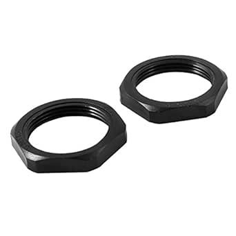 Aexit 2pcs M30 Plastic Hex Top Female Thread Pipe Hose Fitting ...