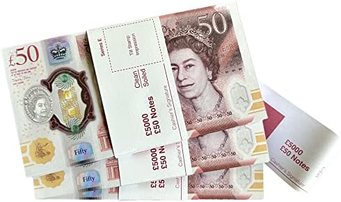 Big Screen Stacks | NEW EDITION PROP MONEY UK 20 POUNDS 100 BANK NOTES ...