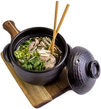 Amazon.com: Japanese Donabe Rice Cooker, 3 Go, with Inner Lid, 1900ml ...
