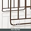 Amazon.com: mDesign Metal Wire Organizer Rack for Kitchen Cabinet ...