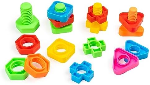 RATNA'S Nuts-N-Bolts Plastic Screwing & Unscrewing Interlocking ...