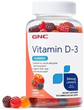 Amazon.com: GNC Vitamin D-3 Gummies : Health & Household