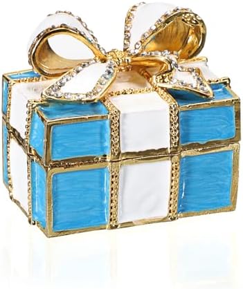 Amazon.com: ELLDOO Mini Trinket Box, Bow-knot Gift Box Style Keepsake ...