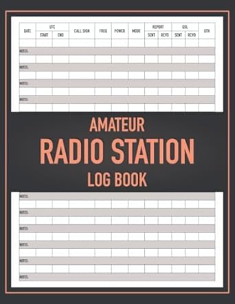 Amateur Radio Station Log Book: Daily Logbook for HAM Radio Station ...