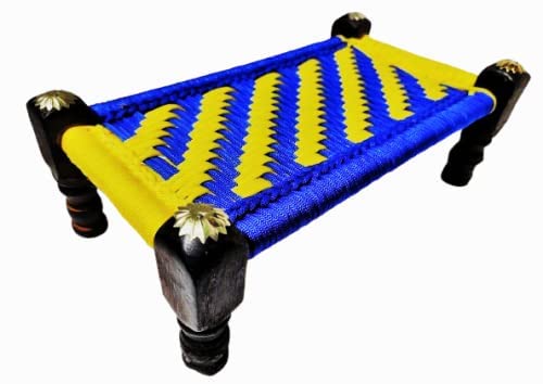Buy NOBLE WOOD CRAFTS Gopal Charpai/Cot Wooden Small Charpai, Gift Item ...