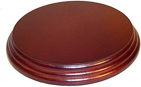Amazon.com: National Artcraft® 4" Round Wood Display Base - Walnut ...