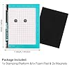 Amazon.com: Acrylic Stamp Positioning Tool Includes Magnets and Foam ...