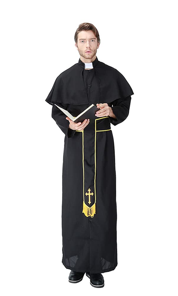 Snapklik.com : StarDY Mens Priest Costume Traditional Vestments