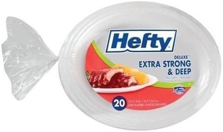 Amazon.com: Hefty Hearty Meals 12.5 x 10 Platters, 20ct : Health ...