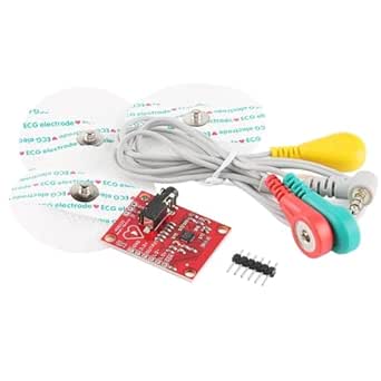 New 2024 Ad8232 Measurement Pulse Heart Rate Monitor Sensor Module Kit ...