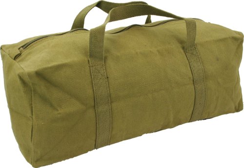 HIGHLANDER HEAVY DUTY MILITARY TOOL BAG 18″ OLIVE ARMY – BigaMart