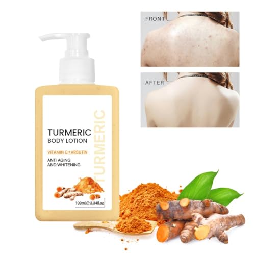 Turmeric Body Lotion, Tumeric Lotion for Remove Acne, Dark Spots ...