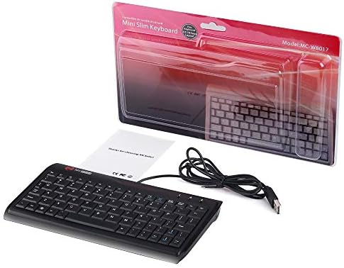 Super Mini Wired Keyboard, MCSaite Full Size 78 Keys Keypad Small ...
