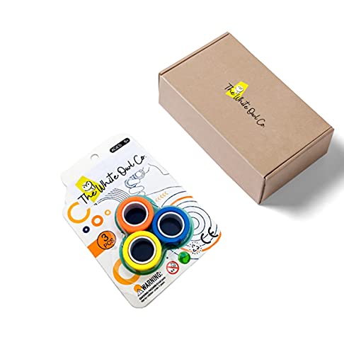 Magnetic Finger Rings, Magnetic Bracelet Ring Unzip Toy Magical Ring ...
