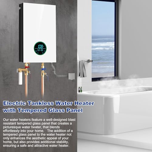 Snapklik.com : Upgrade Tankless Water Heater Electric 9KW 240V, On ...