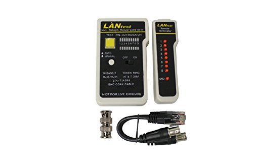 Miyako USA (23-N61) Network Cable Tester Test Tool LAN, BNC, Straight ...