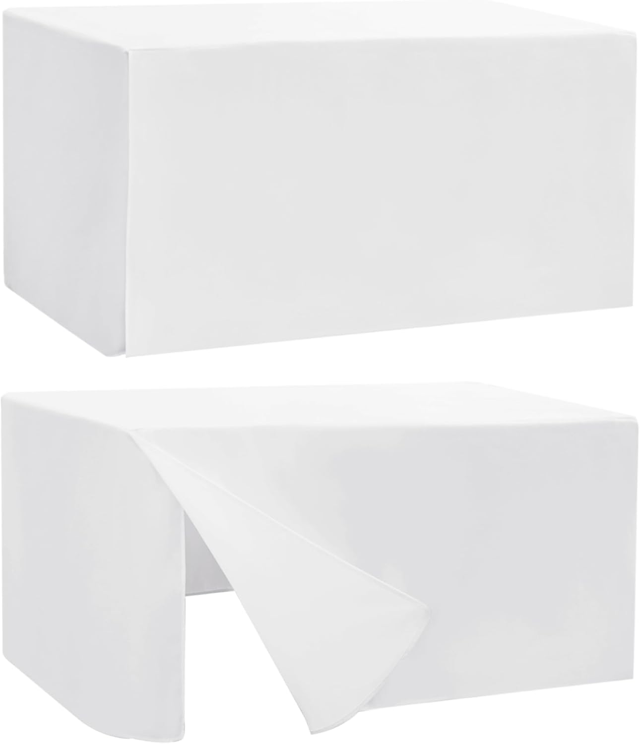 Amazon.com: HolidayIdeas 2 Pack Fitted Tableclothes - 48 x 24 Inch ...