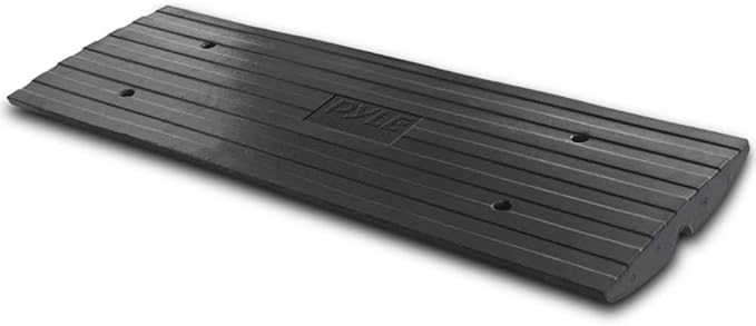 Amazon.com: Pyle Car Driveway Curbside Bridge Ramp - Heavy Duty Rubber ...