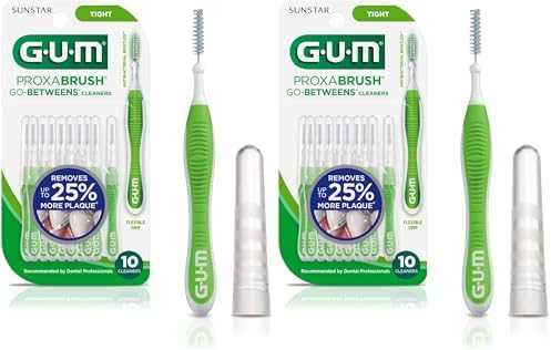 Amazon.com : GUM Proxabrush Go-Betweens - Tight - Interdental Brushes ...