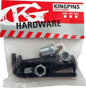 Amazon.com : Grind King Single Kingpin Set W/Inserts : Skateboard ...