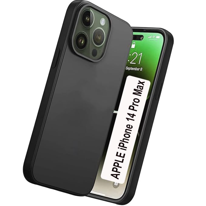 COBERTA Back Cover for Apple iPhone 14 Pro Max Back Cover Case - Black ...