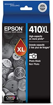 Epson 410XL Photo Black Ink Cartridge, High Capacity (T410XL120 ...