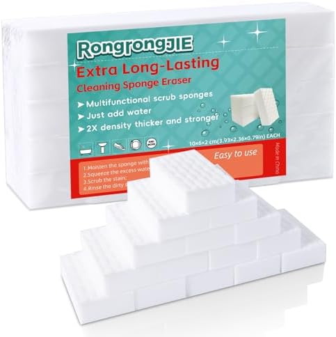 Amazon.com: RongrongJIE Magic Sponge Eraser, 2X Density Melamine ...