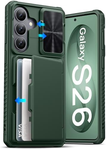 Amazon.com: ATATOO for Samsung Galaxy S26 Case, Built-in Card Holder ...