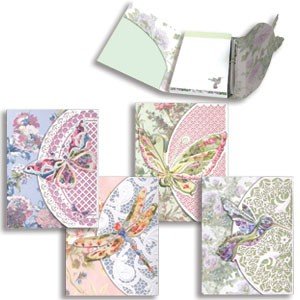 NOTE PADS-ARTISTIC-WHIMSICAL-Pack of Two Beautiful 4 1/2 inch WISPERING ...