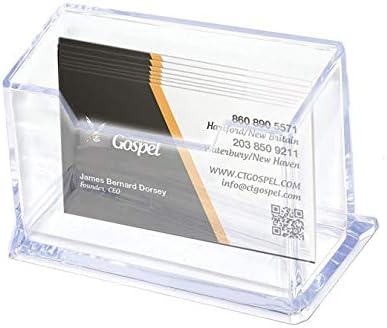 DAHSHA Premium Business Card Holder Acrylic Visiting Card Holder Stand ...