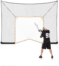 Amazon.com : VEVOR Hockey and Lacrosse Goal Backstop, 12x9 ft Lacrosse ...