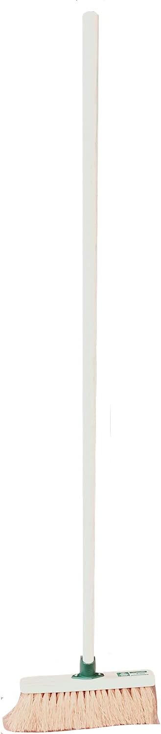 Amazon Basics Angled Push Broom, Blue&White : Amazon.co.uk: Grocery