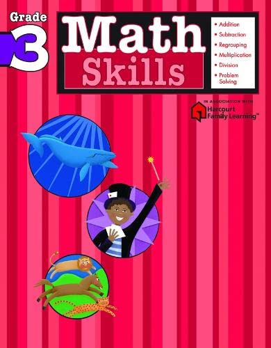 Math Skills: Grade 3 (Flash Kids Harcourt Family Learning): Flash Kids ...