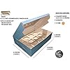 Amazon.com: Premium Pale Blue Bakery Boxes with Windows and Inserts for ...