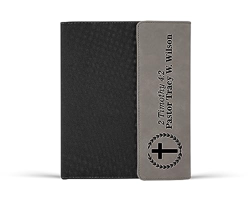 Amazon.com: Personalized Pastor's Portfolio - Pastor Leather Journal ...