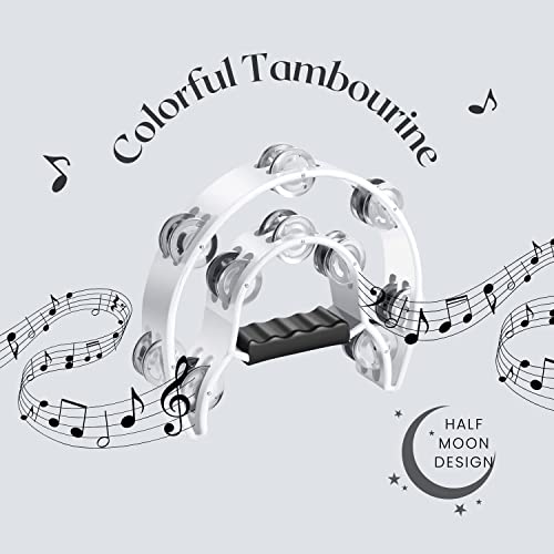 Snapklik.com : Flexzion Tambourine Metal Half Moon Musical Instruments ...