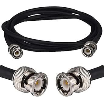 RF SIGNAL RG58 BNC to BNC Cable BNC Male to Male Jumper Cable BNC Extension Connector for ...