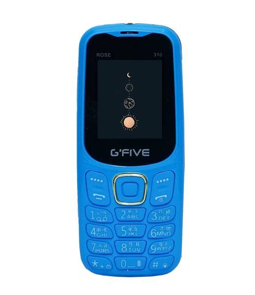 G'FIVE Rose 316 (Blue) Dual SIM Mobile : Amazon.in: Electronics